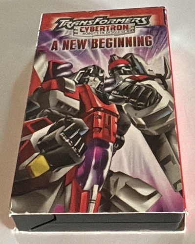 Transformers Cybertron Robots Paramount Hasbro 2004 VHS/VCR Tape; New ...