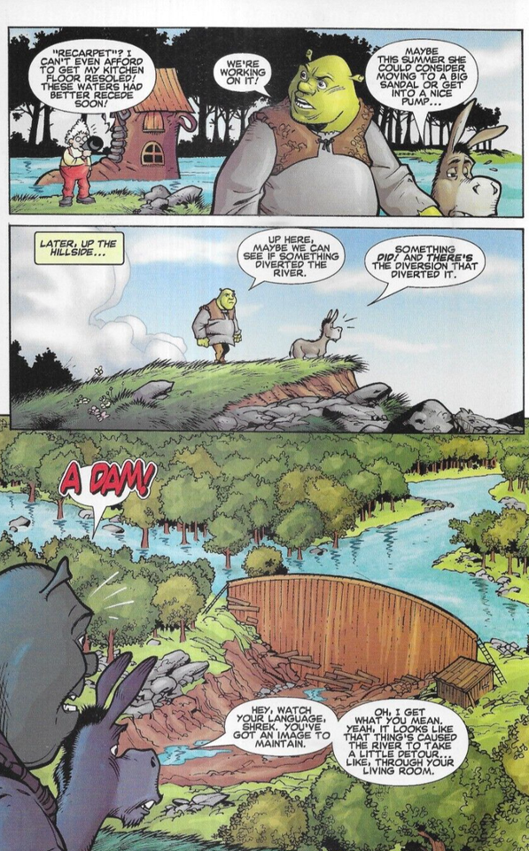 Shrek Comic 3 Cover A First Print 2003 Mark Evanier Ramon Bachs Sno ...