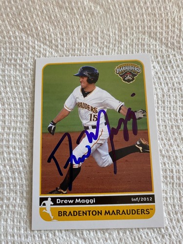 Drew Maggi 2012 Grandstand Bradenton Marauders Autographed Card #15 | eBay