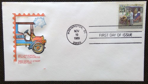 Scott 2437 FDC Automobile 20th Universal Postal Congress Mail HF House ...