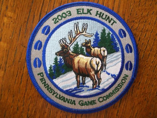 PENNSYLVANIA GAME COMMISSION ELK HUNT SERIES 4" 2003 BULL ELK & CALF ...
