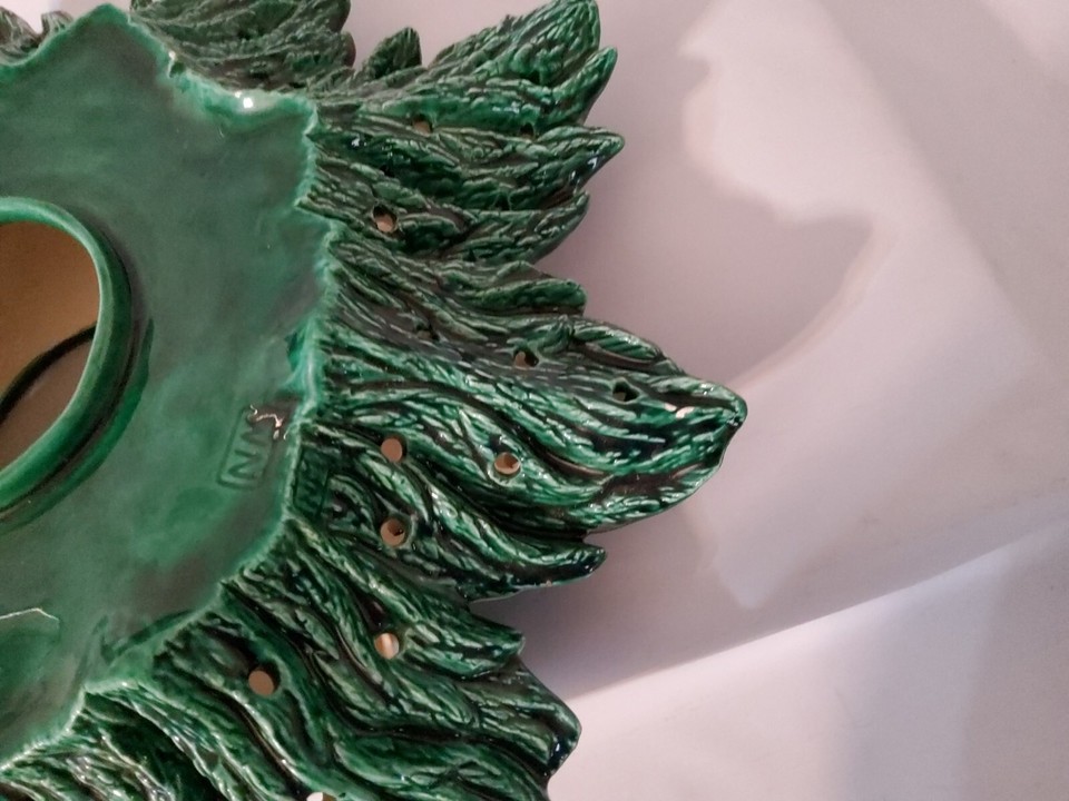 Ceramic Christmas Tree Replacement Base Only with Some Chips About 15 ...