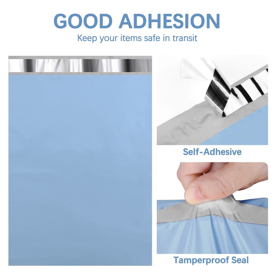 Poly Mailers Bags 14.5x19 100 Pcs | Medium Shipping Bags for Clothes ...