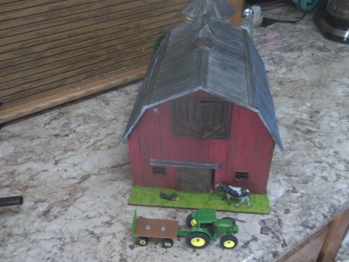 Menards 279-1992 O Gauge Red Barn 1/50 Scale | eBay