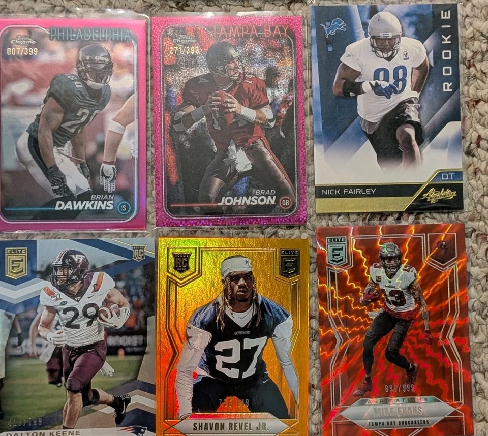 NFL Card Lot (60)-Includes Graded/Numbered/Auto/Patch/RC - See ...