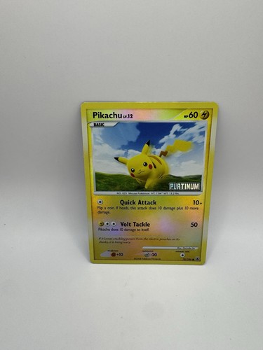 Pikachu 70/100 Reverse Holo Platinum Promo - Majestic Dawn - Pokémon ...