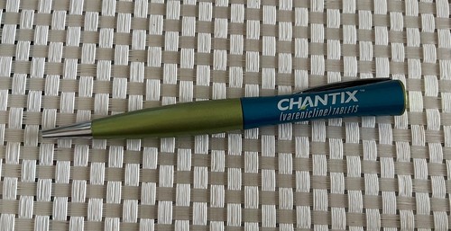 Drug Rep Pharmaceutical Memorabilia Metal CHANTIX Twist Pen | eBay