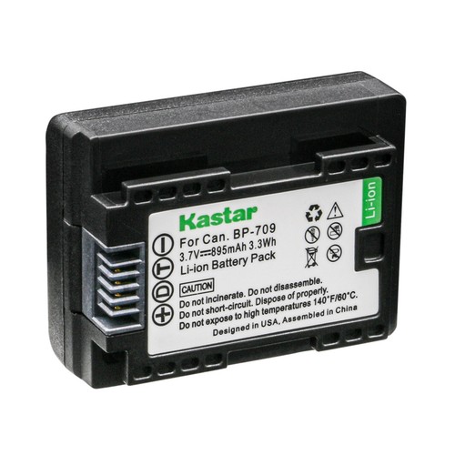 Kastar BP-709 Replacement Battery Pack for Canon VIXIA HF R300 HFR300 ...