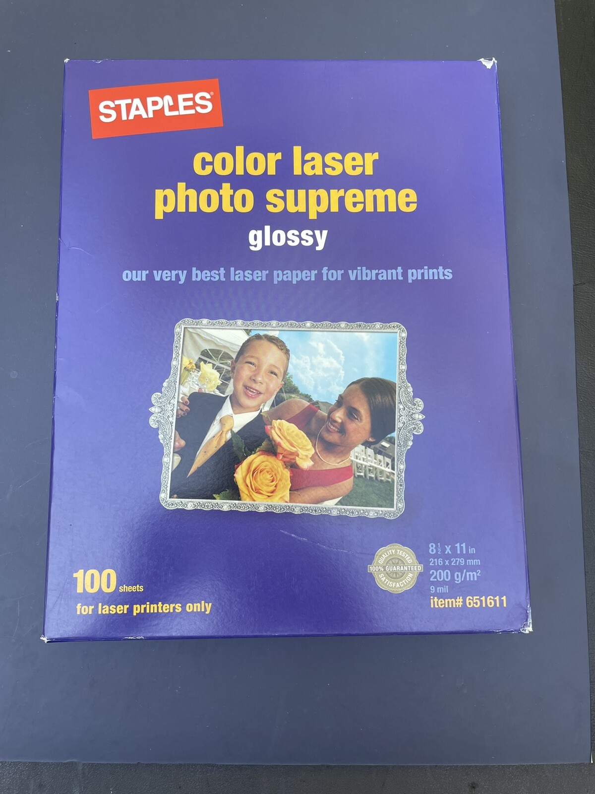 Staples 8.5 x 11 color laser photo supreme glossy item#651611 | eBay