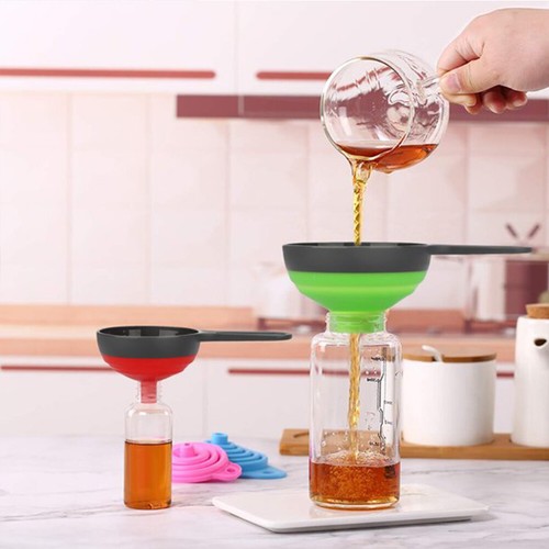 3pcs/set Canning Kitchen Funnel Powder Home For Filling Bottles Wide ...