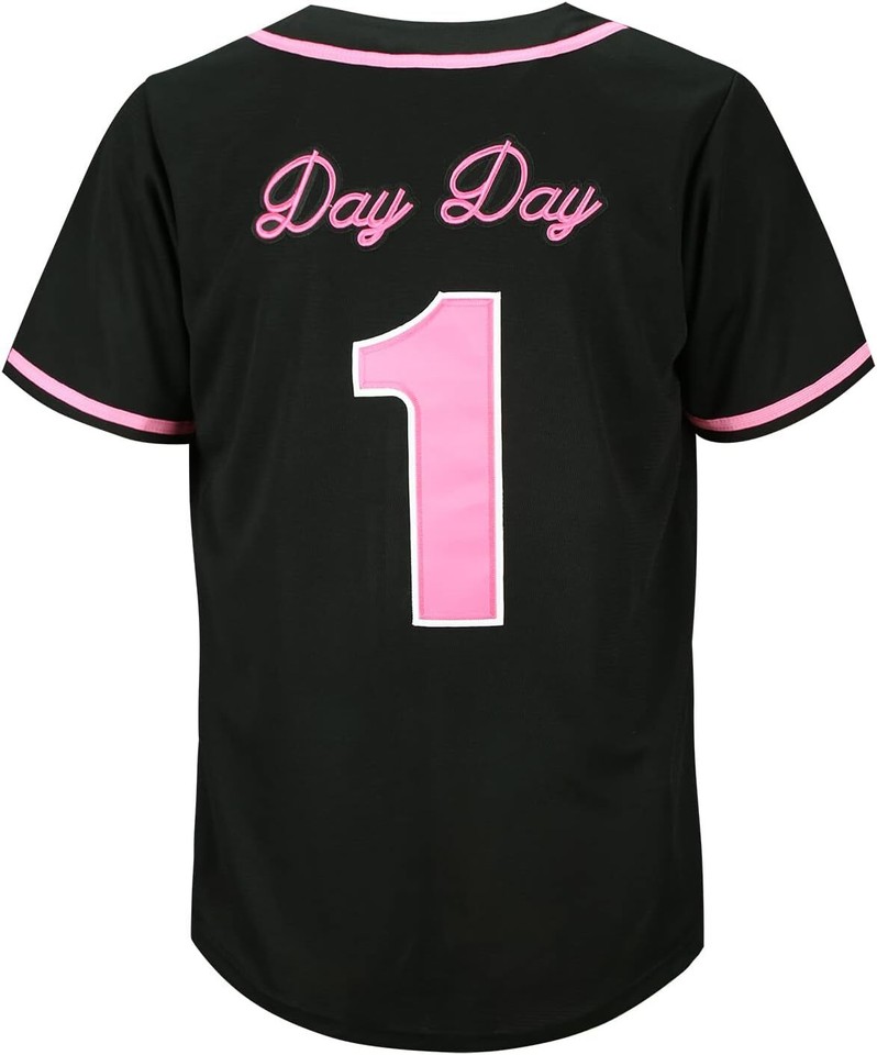 Movie Next Friday Pinky Record #1 Day Day Baseball Jersey Hip Hop Shirt ...