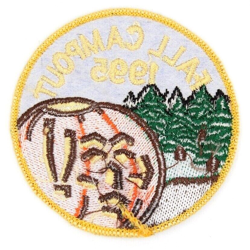 1995 Fall Campout Patch Boy Scouts BSA Pumpkin Halloween | eBay