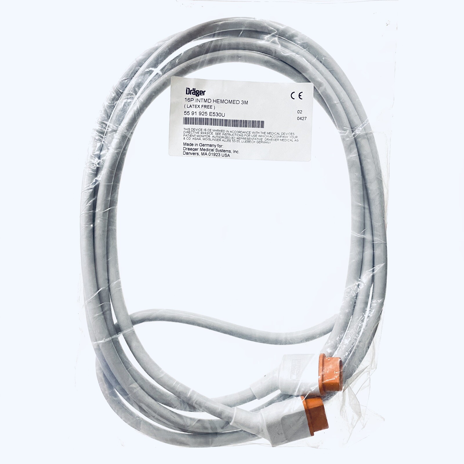 Drager Ref 5591925 E530u Hemomed to Monitor Cable (oem) for sale online ...