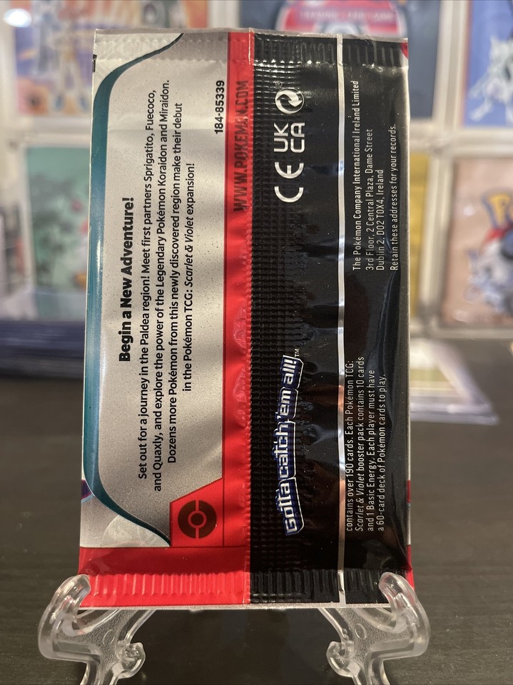 Pokemon Sampling Pack (3 Cards)— Scarlet & Violet - Fun Pack - RARE ...