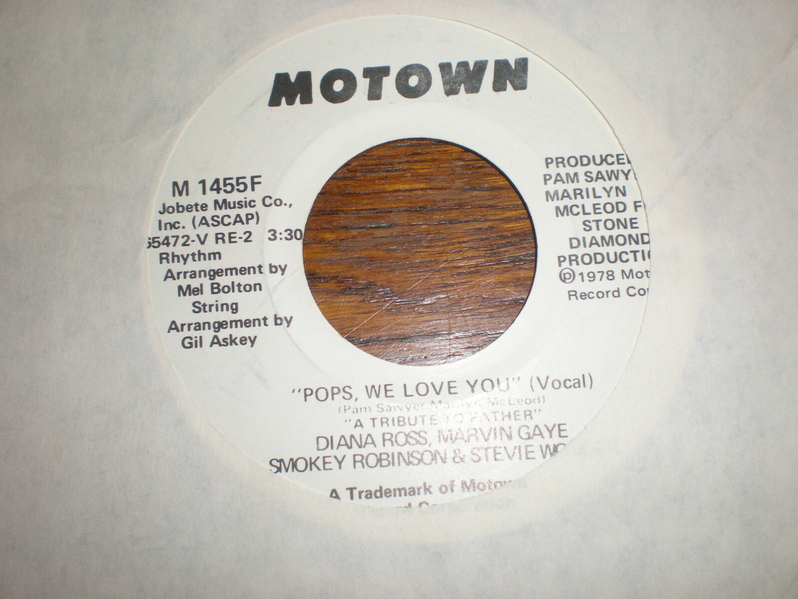 Ross/Gaye/Robinson/Wonder 45 Pops We Love You MOTOWN | eBay