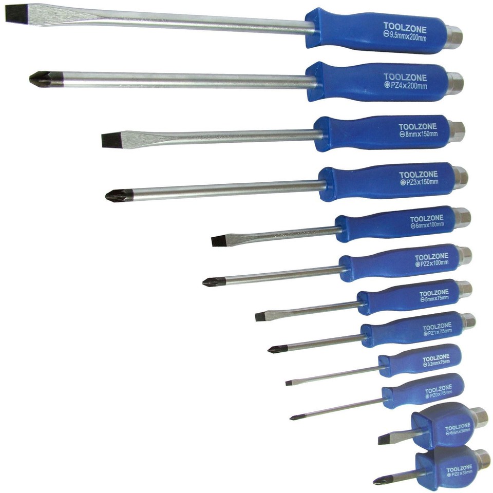 Magnetic Screwdrivers Set Impact Bolster Handles Mechanics Engineers ...