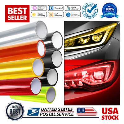 TPU Tint Gloss Clear PPF Protection Film Headlight Tail Light Fog Vinyl ...