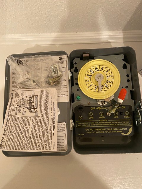 Intermatic WH40 Electric Water Heater Timer - Gray for sale online | eBay