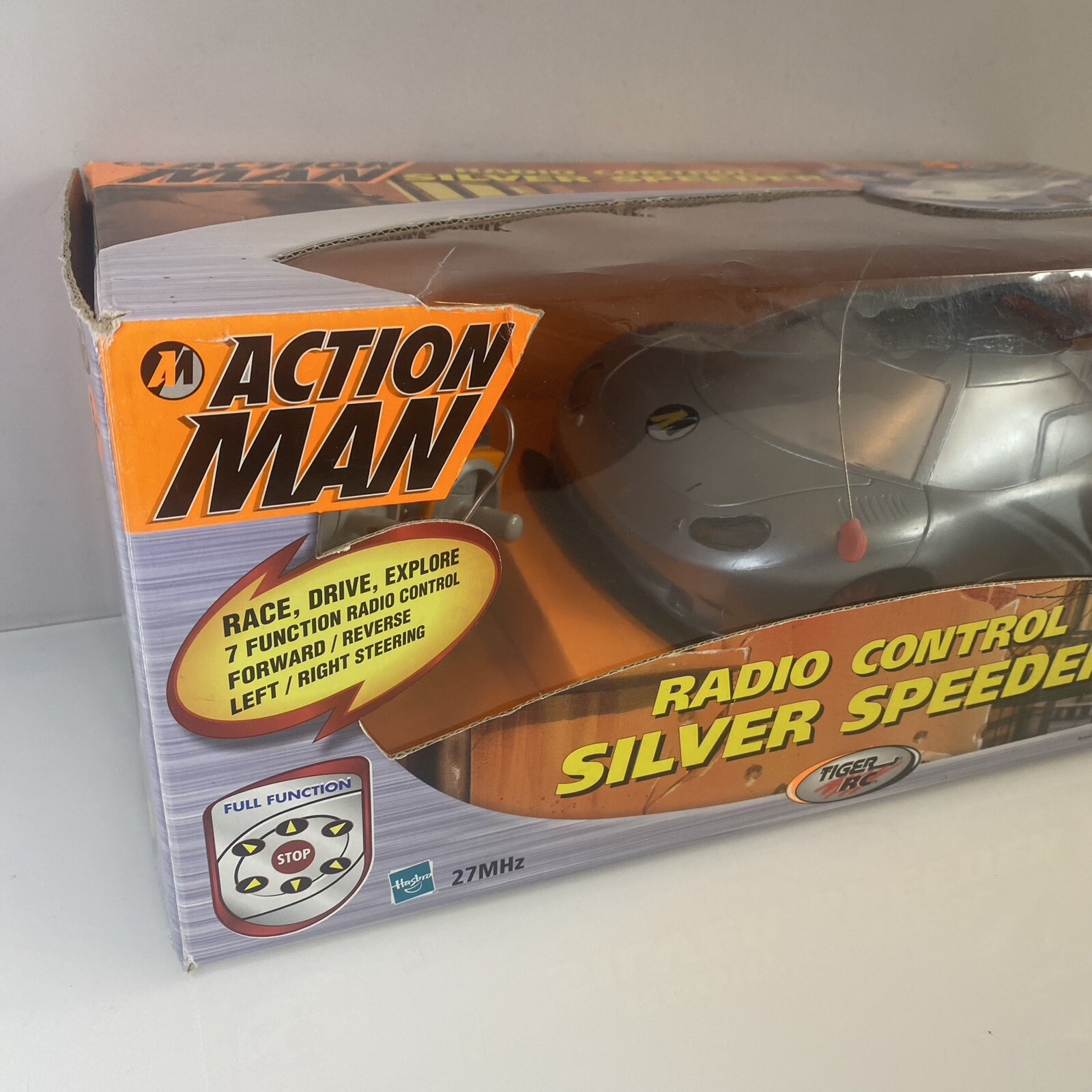 Action Man Silver Speeder RC Car Vintage Hasbro Toy Tested Working With ...