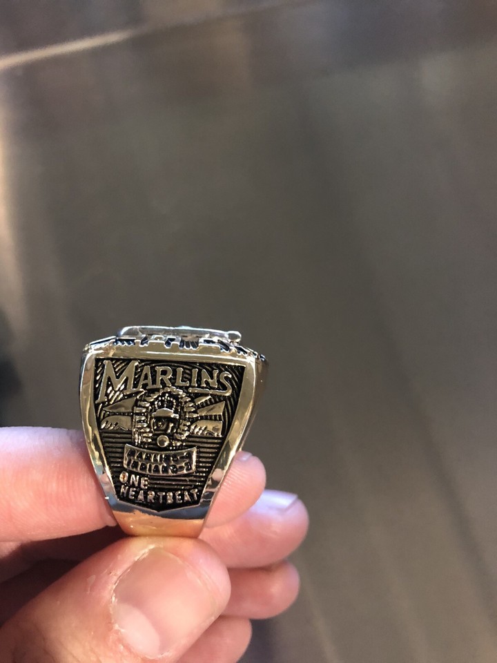 Florida Marlins/Miami Marlins 1997 Replica World Series Ring - SGA 05 ...