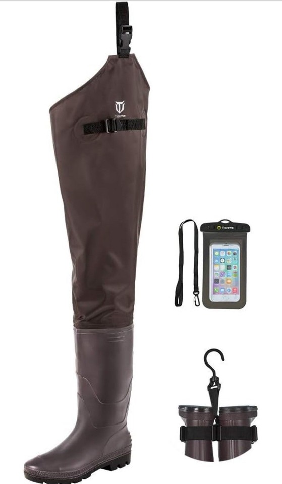 Hip Wader, Lightweight Hip Boot for Men and Women, 2-Ply Pvc/Nylon ...