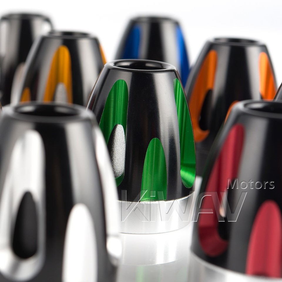 pair titanium gold bullet Aluminum balance plugs w/ Black Base for ...