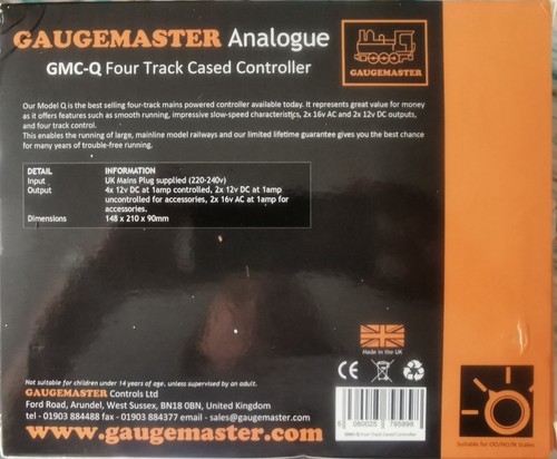 Gaugemaster Model Q 4-Track Cased Controller . New. | eBay UK