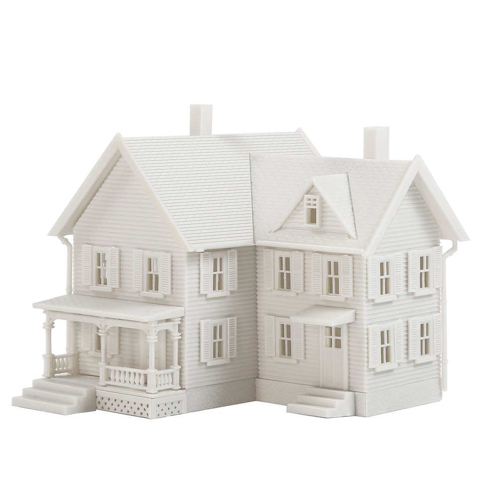Evemodel Model Railway N Scale Model Dwelling House Kit for Building ...