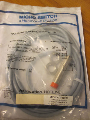 Micro Switch 922AB2XM-C9N-L Proximity Switch | eBay