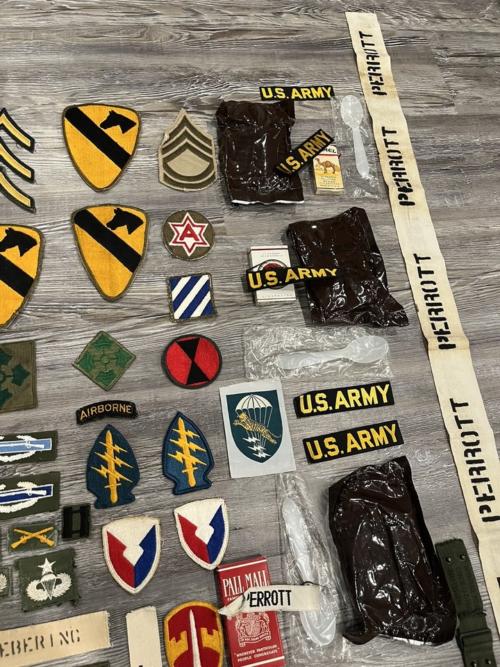 Vietnam War WW2 WWII Assorted Military Army Air Force Insignia Patches ...
