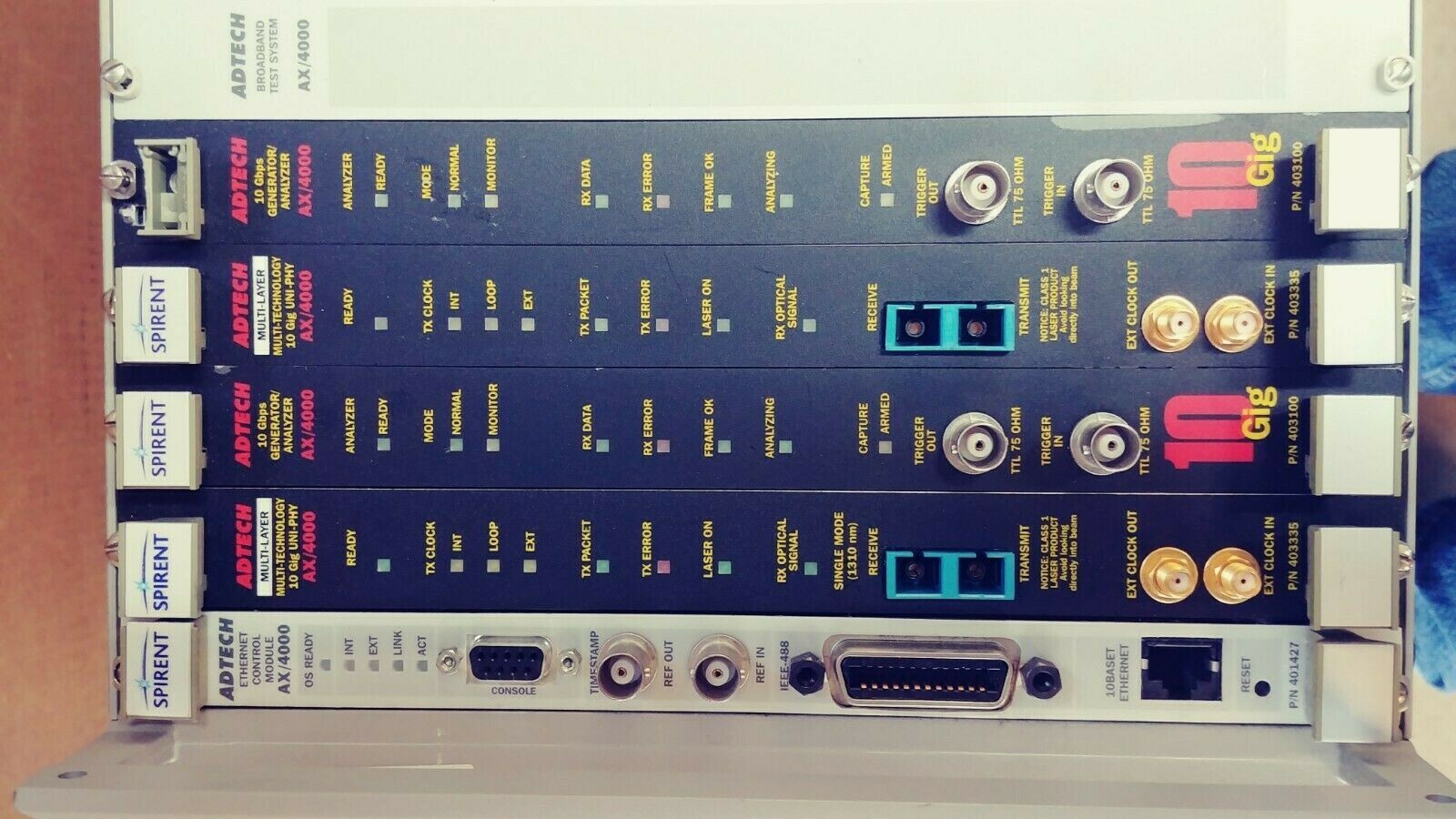 Spirent 400140 Ax/4000 XL Mainframe Chassis W/ Network Cards for sale ...