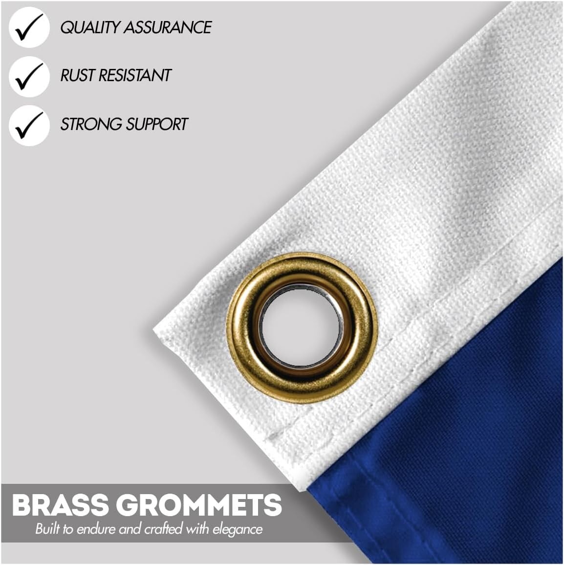 AGAS Past Commodore Officers Flag Outdoor-Indoor Flag-12"x18"- 200D ...