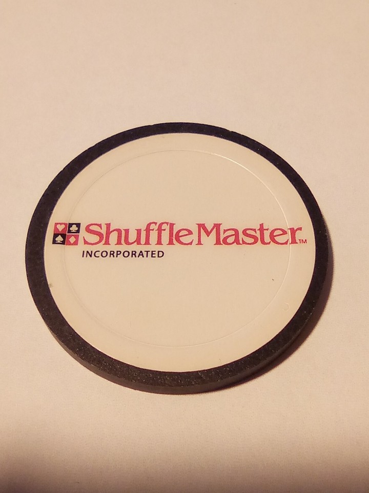 SHUFFLE MASTER COMPANY NCV ADVERTISING CHIP GREAT FOR VINTAGE ...