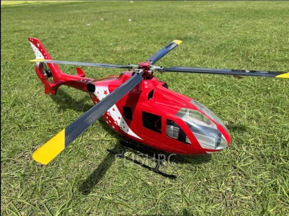 EC135 450 Size Scale Helicopter Four Rotor Blades 6CH GPS | eBay