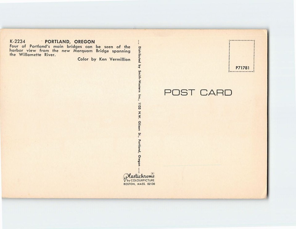 Postcard Portland Oregon USA | eBay