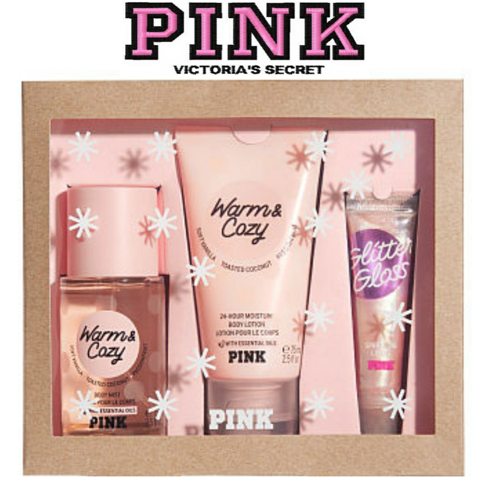Victoria's Secret PINK FRESH & CLEAN or COCO MINI Beauty GIFT SET U Pic ...