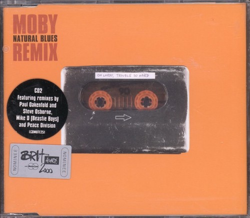 Moby Natural Blues (Remix) CD UK Mute 2000 single. Has info/Brit Award ...