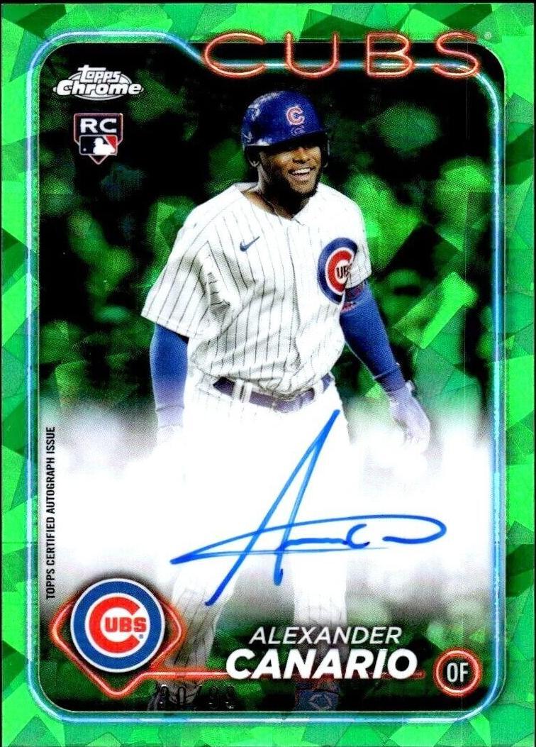 2024 Topps Chrome Sapphire Edition - Autographs Alexander Canario #CSA ...