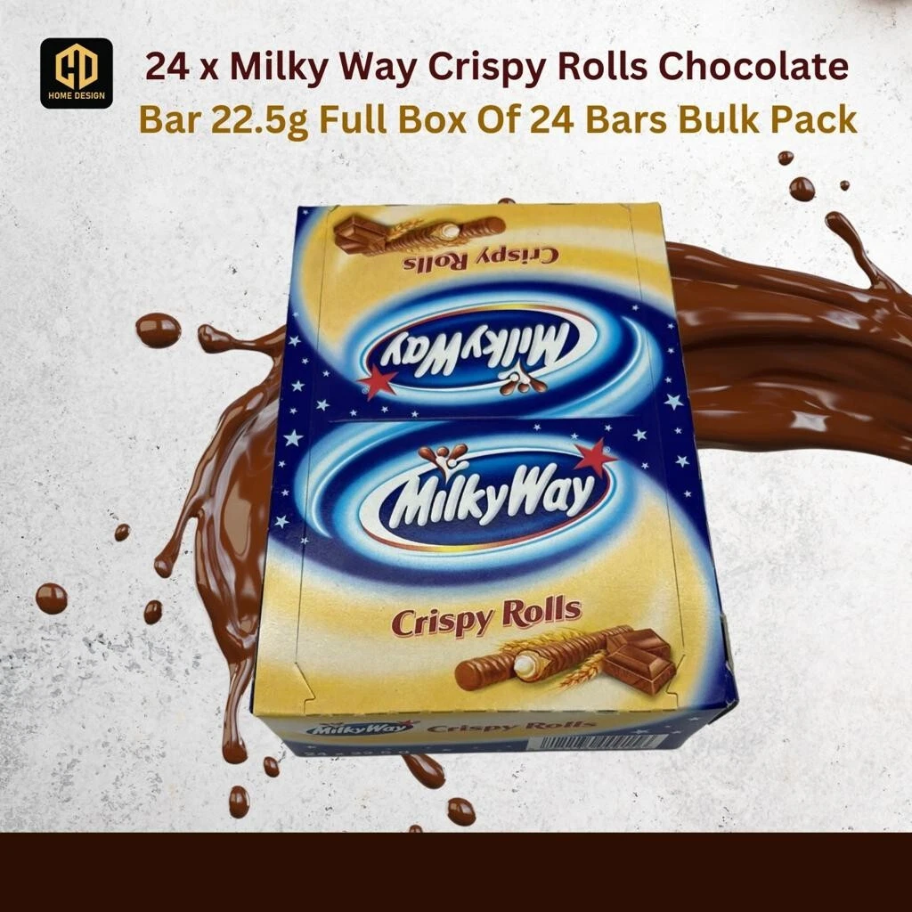 Milky Way Crispy Rolls 24 X 25g (Full Box), 57% OFF