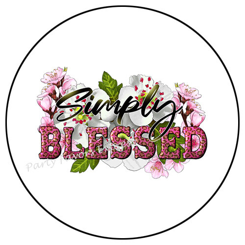 SIMPLY BLESSED ENVELOPE SEALS LABELS STICKERS PARTY FAVORS | eBay