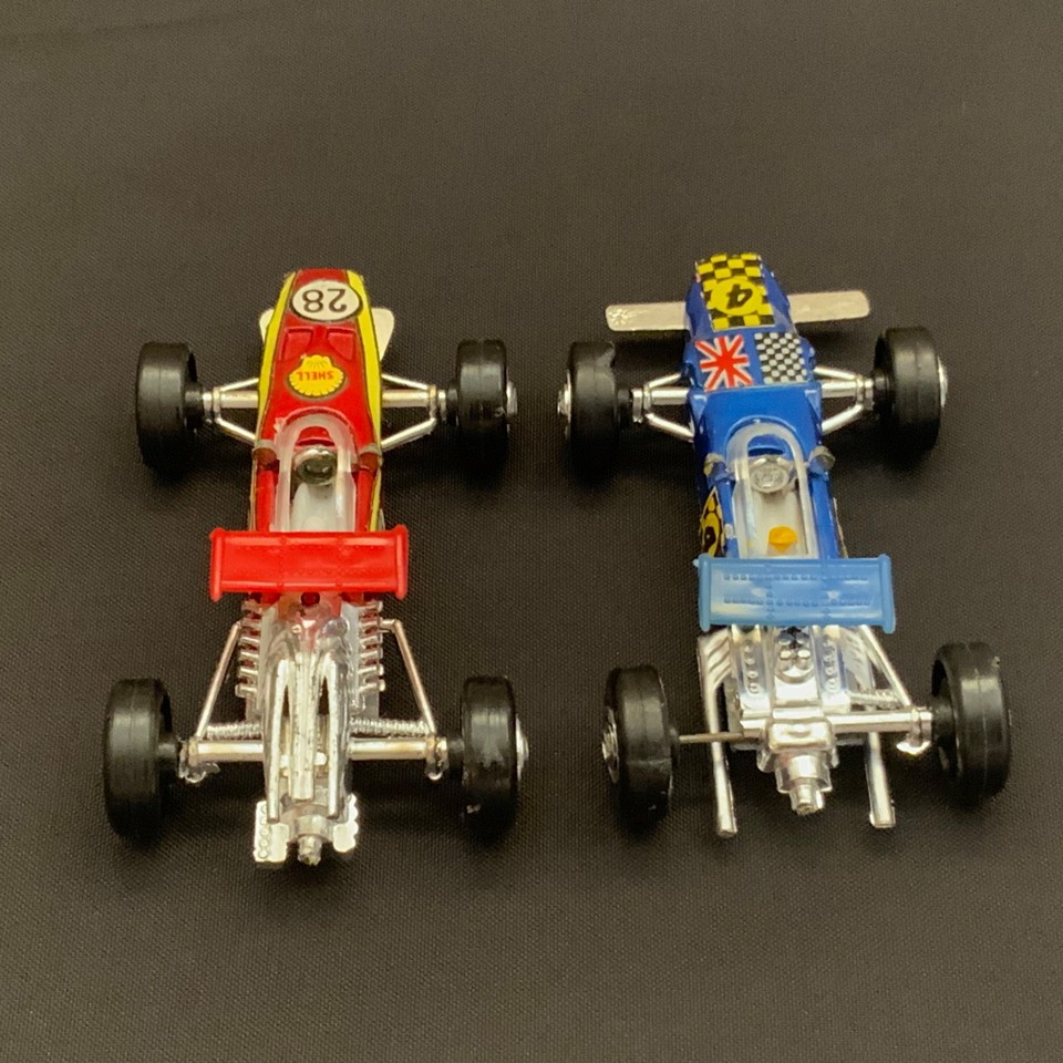 Zylmex Ferrari & Lotus Ford F1 Racing Cars Die-cast x2 Vintage Toys ...