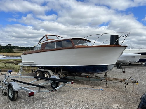 1964 Storebro Royal 28 Classic Wooden Motorboat Like Fairey Huntsman ...