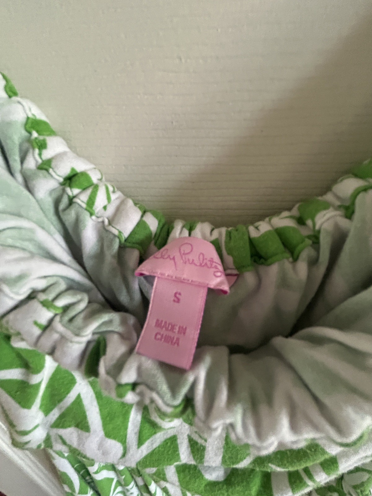 Lilly Pulitzer Mini Dress Strapless Small White Green Dragonfly | eBay