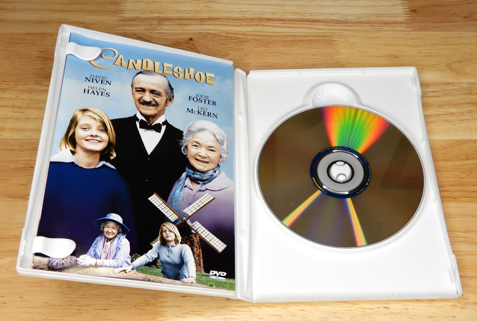 Candleshoe (DVD, 1977 Film) Jodie Foster, David Niven, Helen Hayes, Leo ...