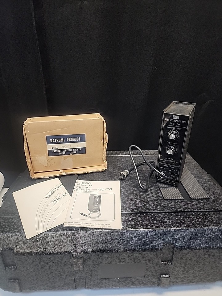 Vintage Katsumi MC-70 Speech Compressor - Microphone Processor for Ham ...