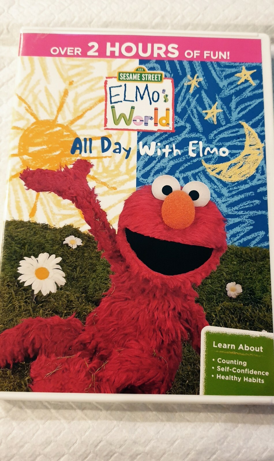 Elmo's Fun🤸 Sesame Street: Elmo's World - All Day with Elmo-DVD Very ...