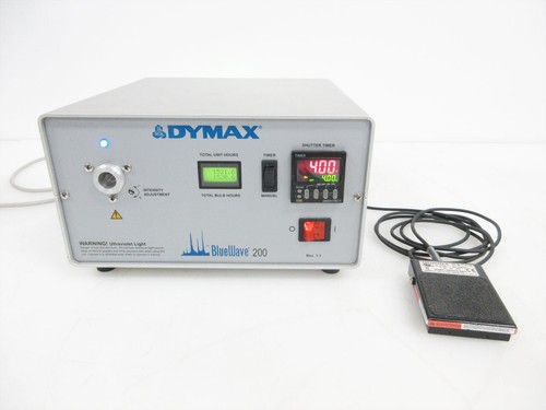 DYMAX BLUE WAVE 200 ULTRAVIOLET CURING SYSTEM UV REV 1.1 38903 & PEDAL -NO GUIDE | eBay