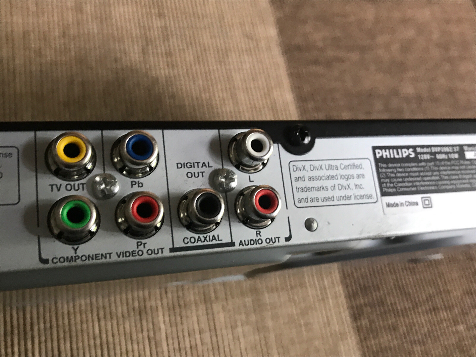 PHILIPS DVD PLAYER Model DVP3962/37 HDMI | eBay