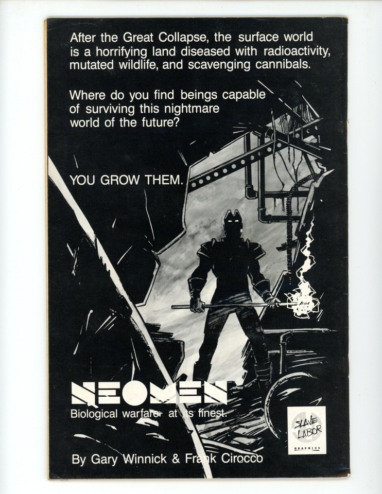 Samurai Penguin #3 Comic Book 1987 FN- Dan Vado Mark Buck Slave Labor ...