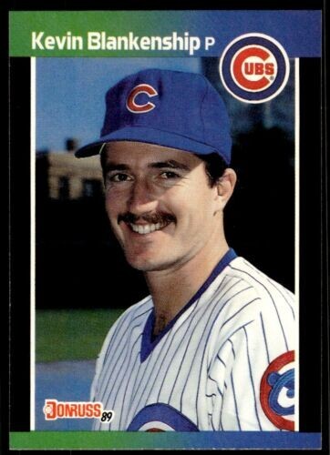 1989 Donruss #658 Kevin Blankenship Pitcher Rookie Chicago Cubs FREE ...